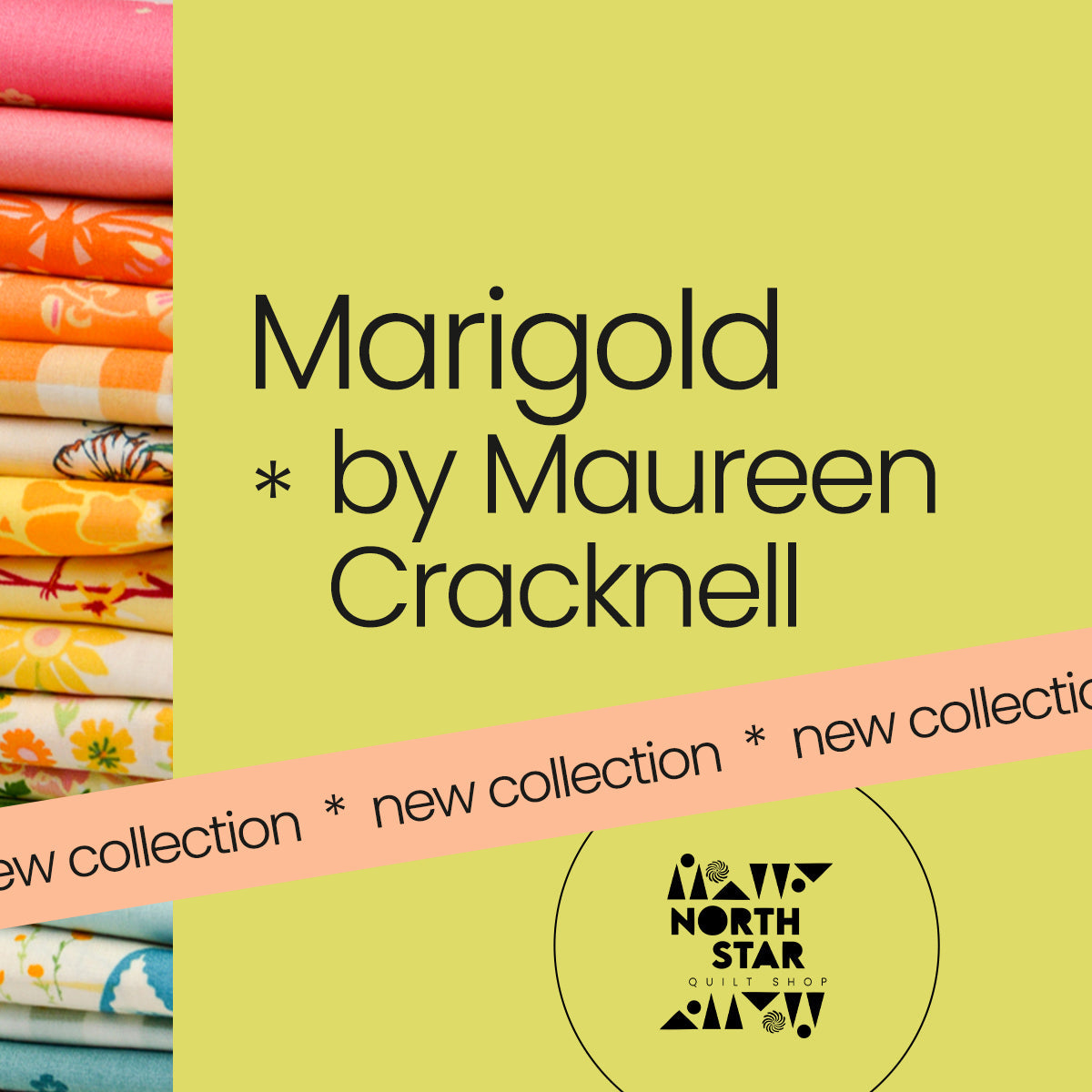 Say Hello to Sunshine! ☀️ Meet the Marigold Fabric Collection – North ...